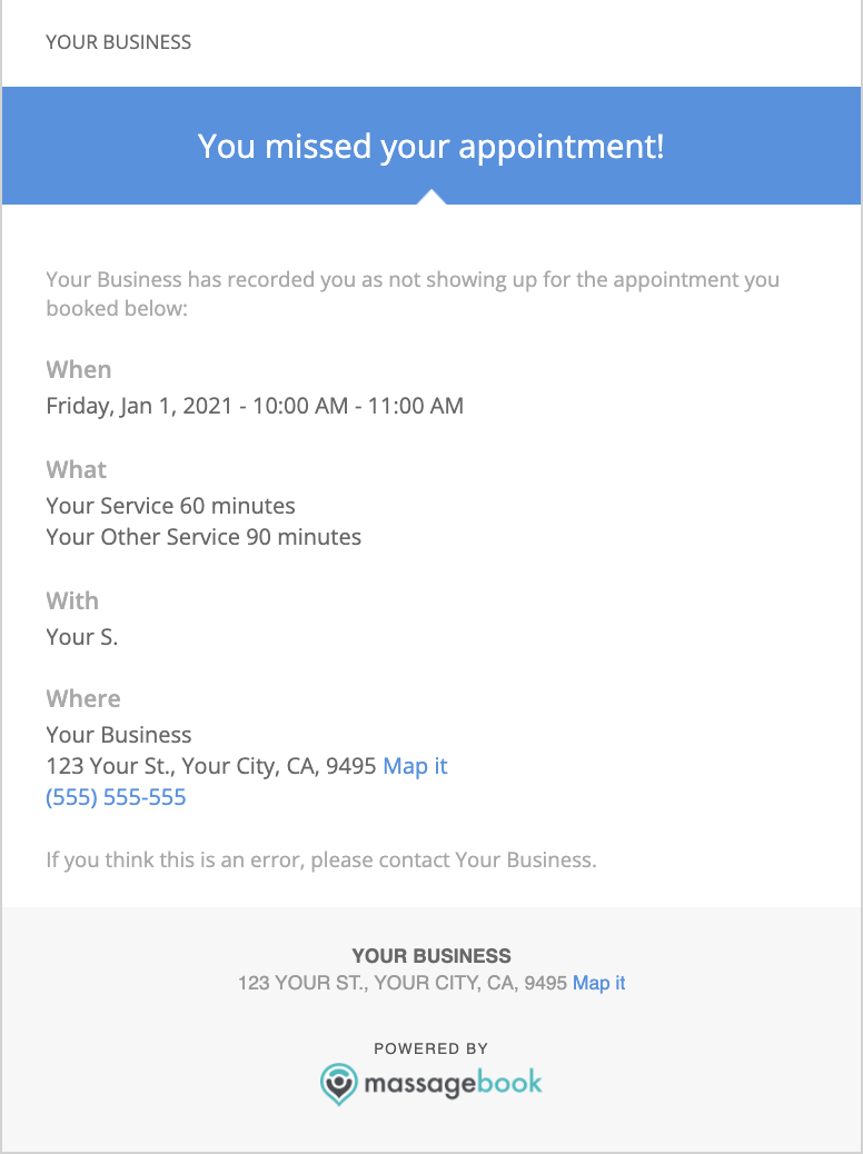 Sending Automated Appointment Emails to Clients – MassageBook